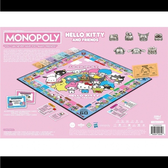 Hello Kitty | Toys | Monopoly Hello Kitty And Friends Sealed | Poshmark